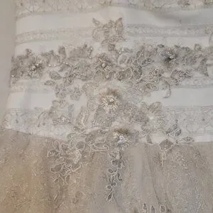 Melissa Sweet | Dresses | Melissa Sweet David Ball Gown Strapless Lace ...